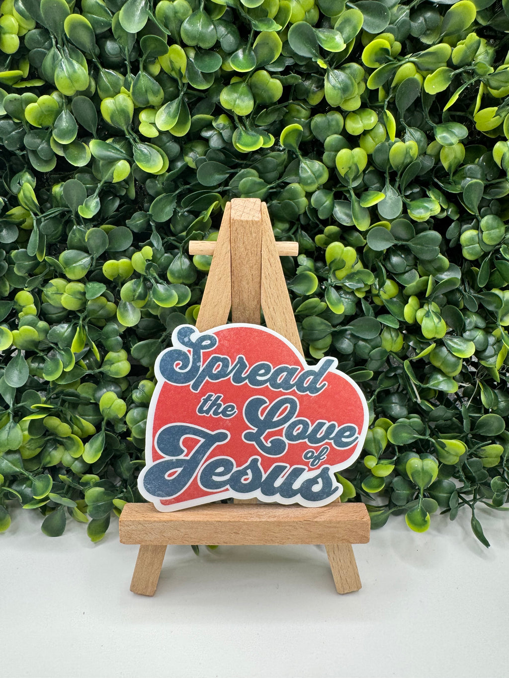 Spread the Love of Jesus Sticker – Dove Valley Design